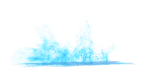 (4K) Colorful Powder Burst Blue 7 Ground | ProductionCrate