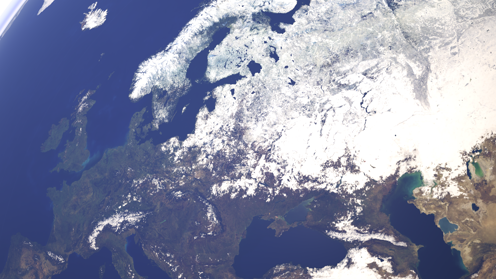 (4K) Earth Zoom Eastern Europe | ProductionCrate