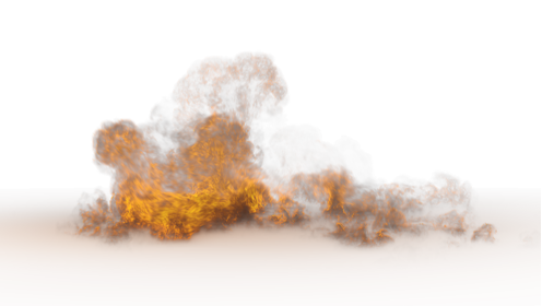 (4K) Fire Daytime Burning Surface 16 | ProductionCrate