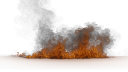 (4K) Fire Daytime Burning Surface 24 | ProductionCrate