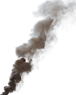 Smoke Plume Back Left Fire Off 13 Medium Effect | FootageCrate - Free ...