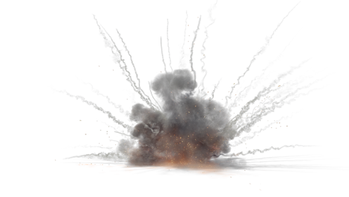 (4K) Sparky Dust Explosion Ground 46 | ProductionCrate