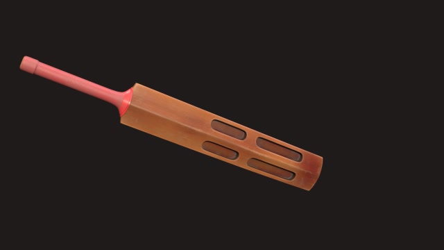 Cricket Bat 3D Model (Free) // RenderCrate - HD 3D Objects