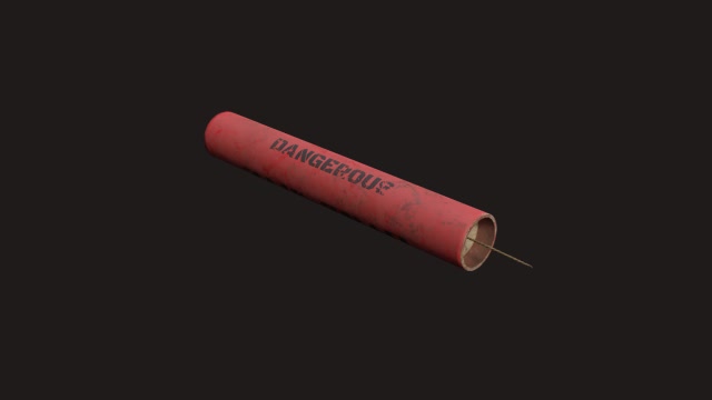 Dynamite 3D Model // RenderCrate - Free & HD Objects