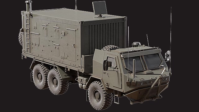 Military Cargo Truck Radar 3D Model // RenderCrate