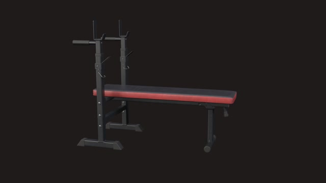 Weight Bench 3D Model // RenderCrate - Free & HD Objects